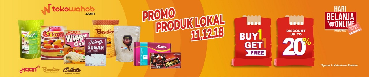Promo Produk Lokal Indonesia 11.12 | Tokowahab.com