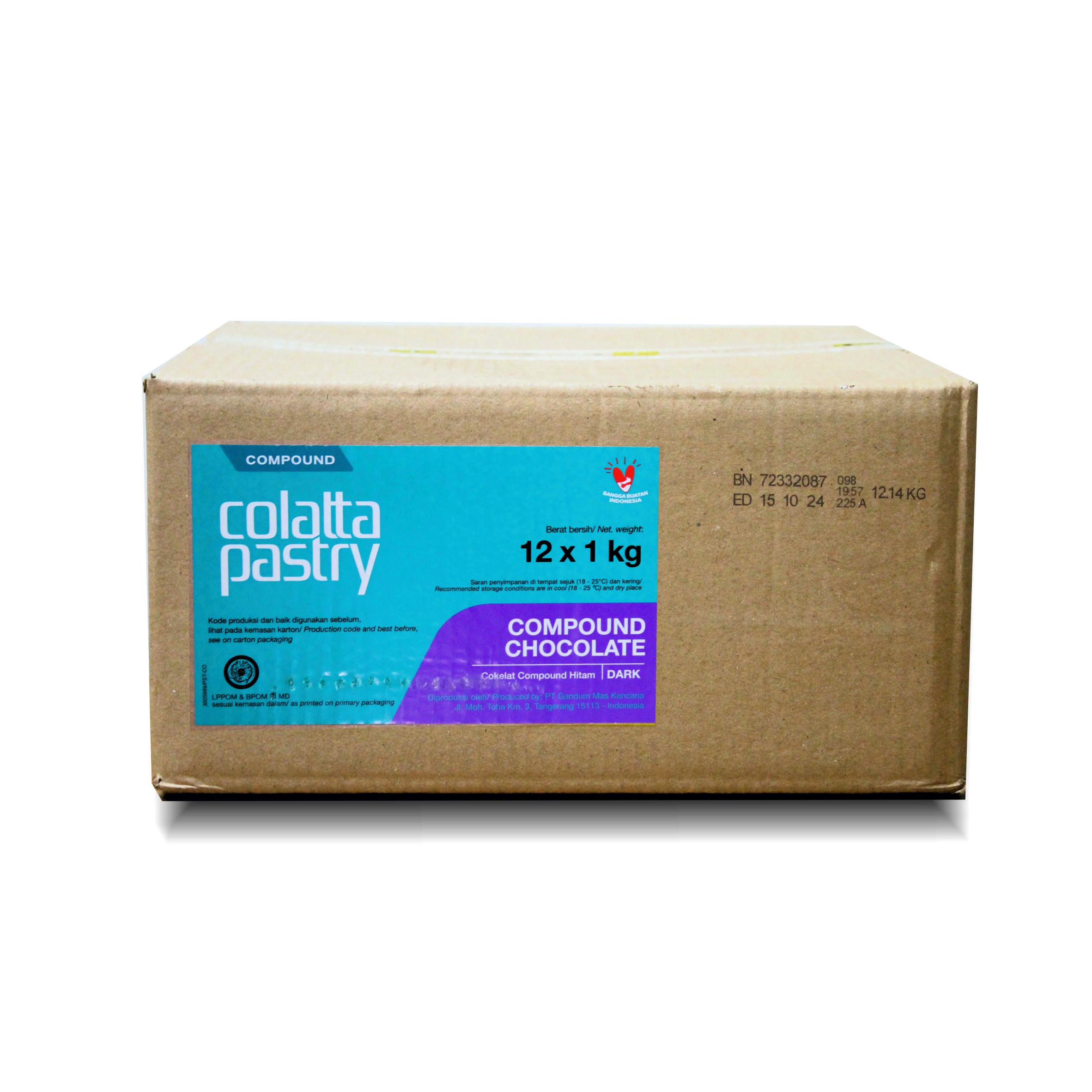 Colatta Pastry Dark 12 x 1 Kg