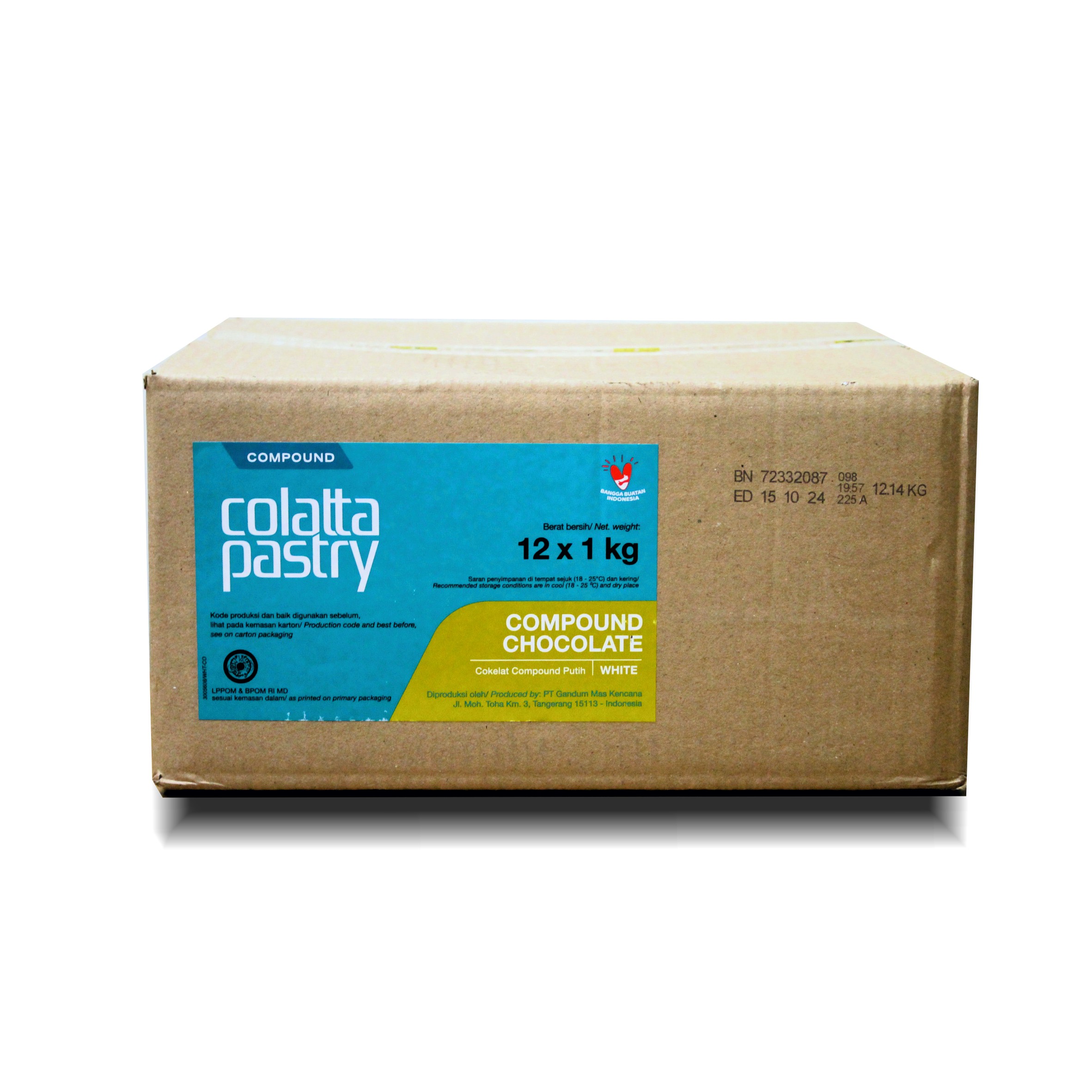 Colatta Pastry White 12 x 1 Kg