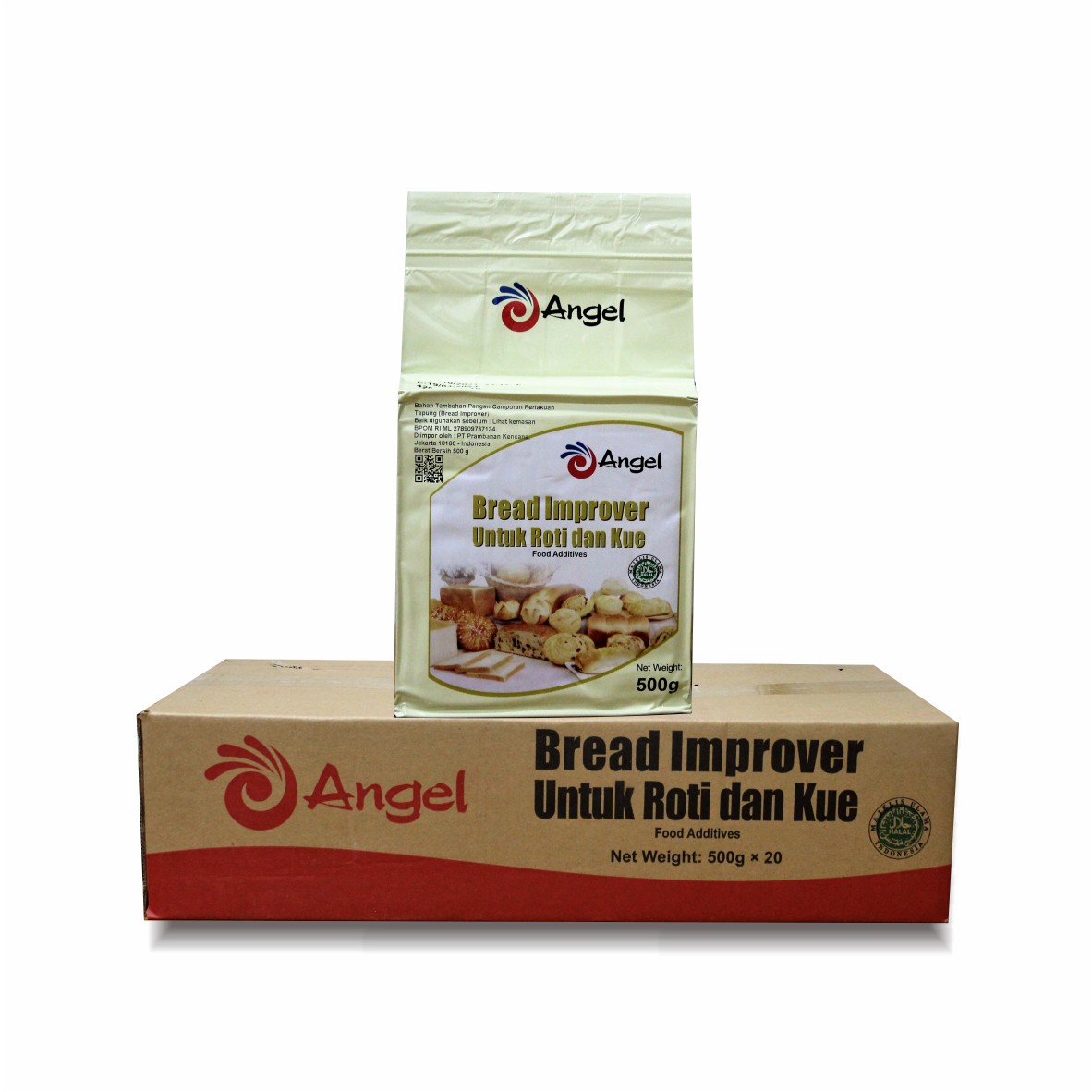 Angel Bread Improver 20 x 500 Gr | Pengempuk Kue | Bahan Kue