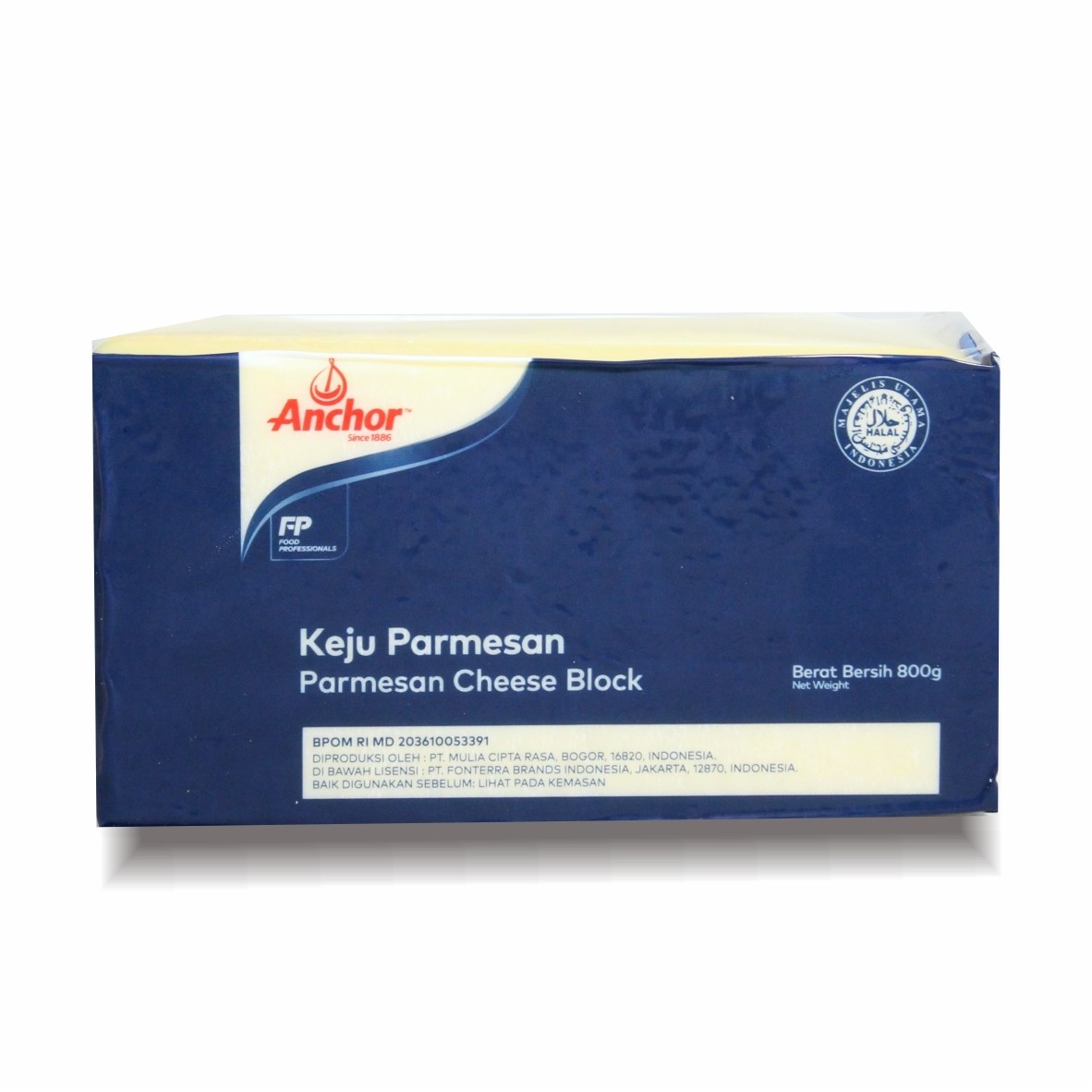 Jual Keju Parmesan Anchor Ukuran 24 x 800 Gram Dijamin Murah ...