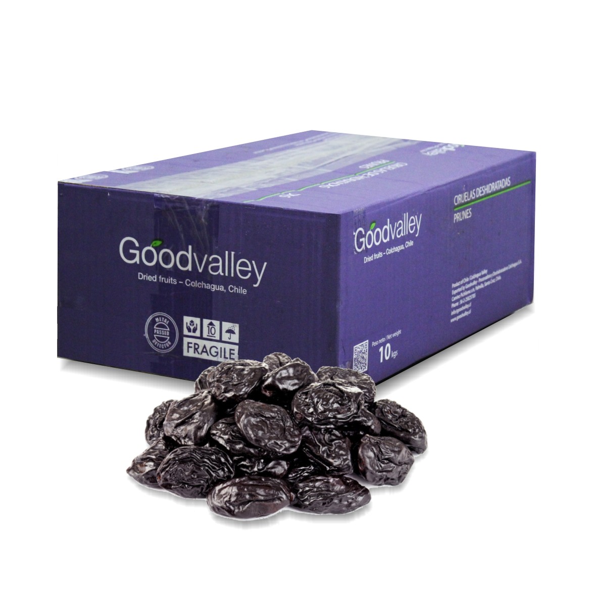 Dried Pitted Prunes Goodvalley 10 Kg