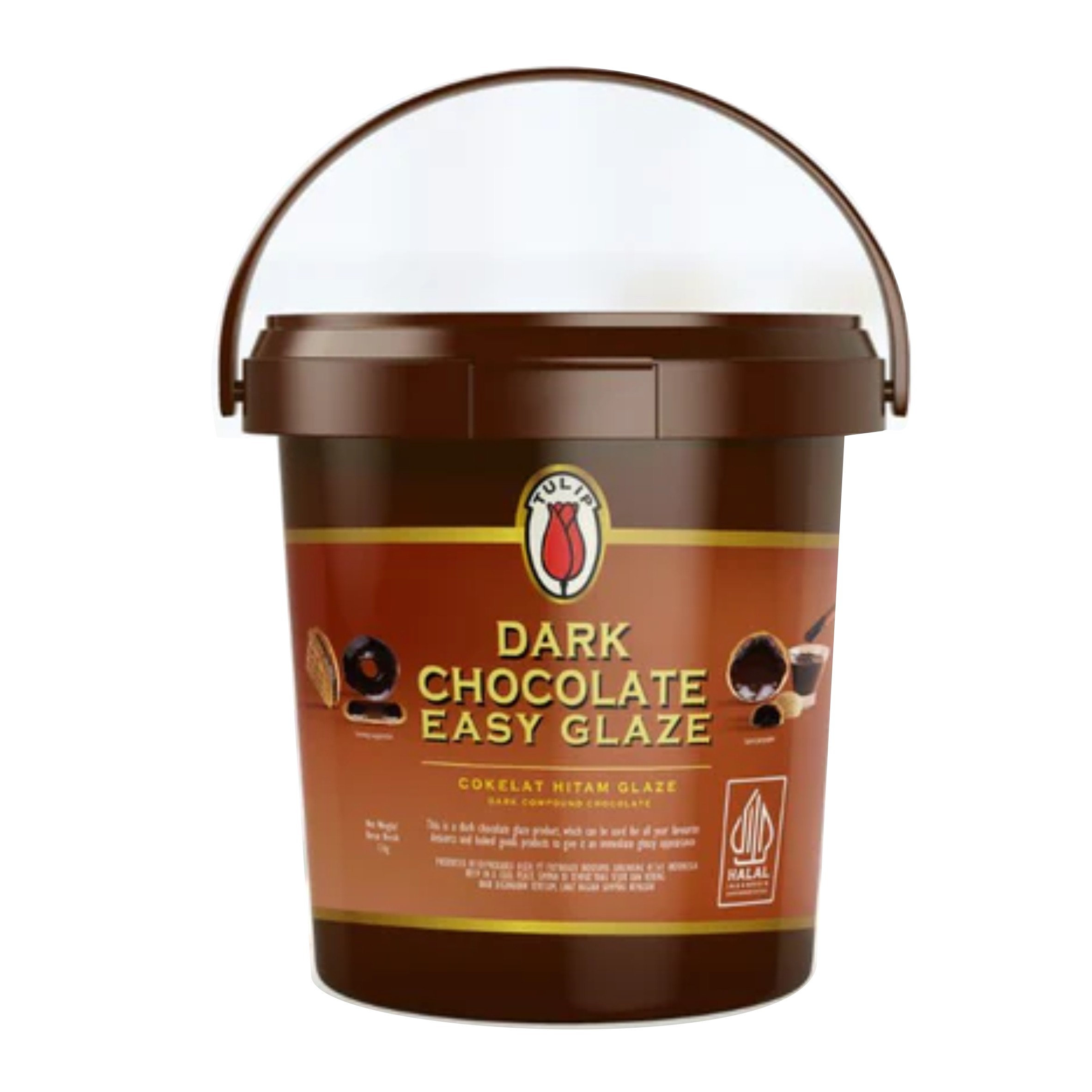 Jual Tulip Dark Chocolate Easy Glaze 12 x 1 Kg Grosir Harga Terjangkau ...